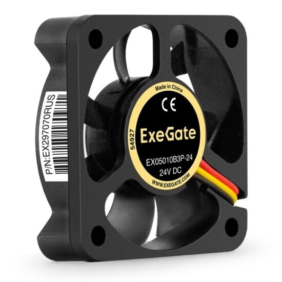 Вентилятор для корпуса Exegate EX05010B3P-24 24В DC 50x50x10мм 3pin (EX297070RUS)