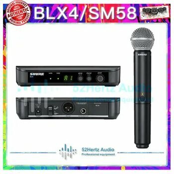 Shure Микрофон для живого вокала BLX24/SM58, черный