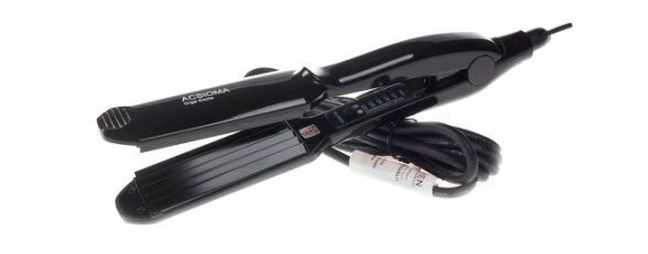 Аксиома (ACSIOMA) Щипцы - гофре профессиональные черного цвета