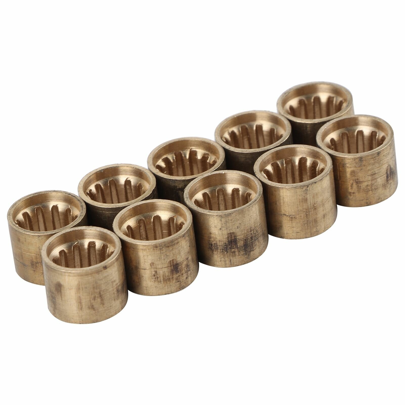 10 шт. бильярдный кий латунный наконечник для снукера медные наконечники для бассейна аксессуары для ремонта инструментов 9,5 мм с зубцами