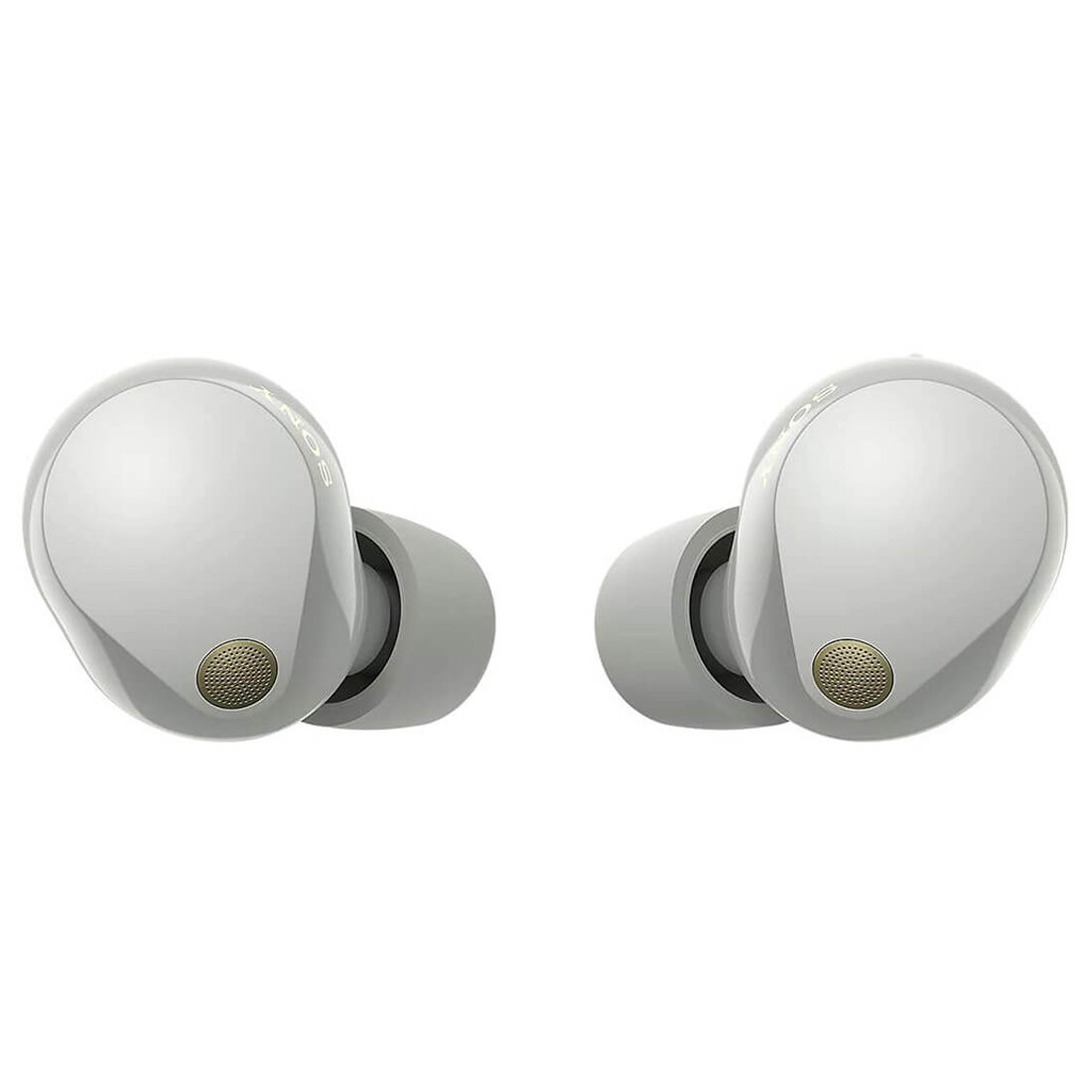Наушники с микрофоном беспроводные Sony WF-1000XM5 серебристые, Bluetooth