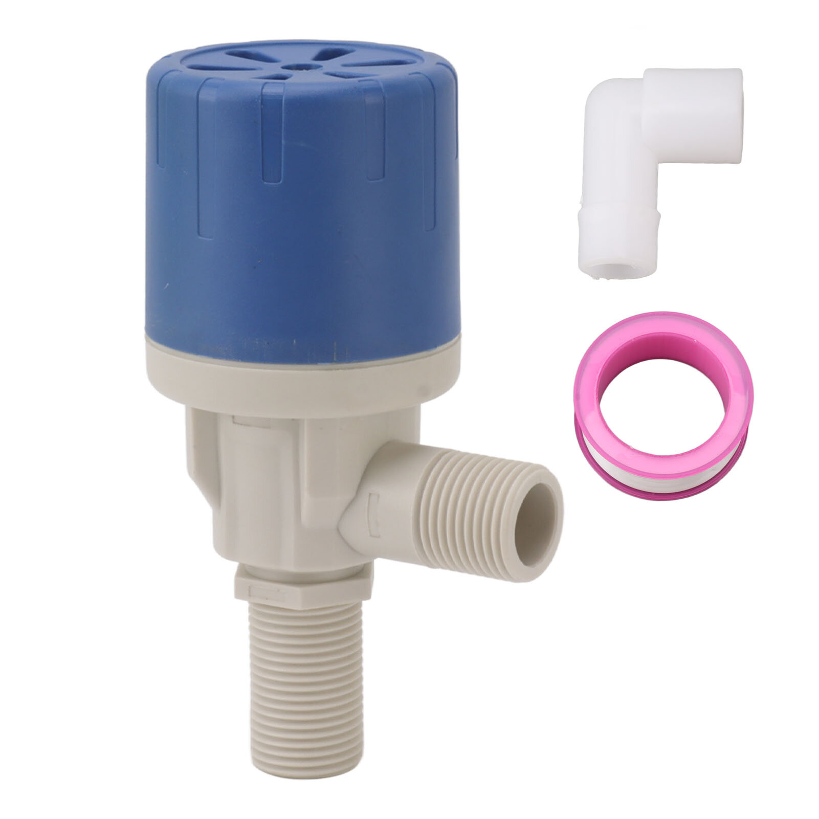 Automatic Water Level Control Valve G1/2 Male Thread Float for Incubator Tank Tower Swimming Pools Livestock Trough Top Inlet