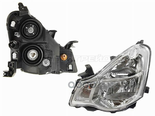 Фара Nissan Almera 12-19 / Bluebird Sylphy 05-12 (Спереди/ Слева/ Галоген/ под электрокорректор) Sat арт. ST-115-1119L