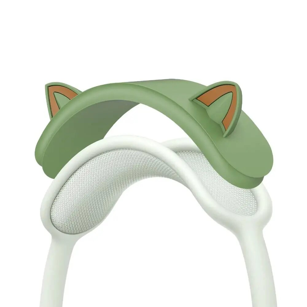 Силиконовый чехол на голову, декоративная повязка на голову для наушников, защитные аксессуары, дизайн кошачьих ушей для AirPods Max