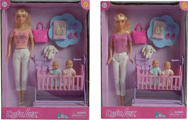 Куклы DEFA Lucy "Семья", 29 и 8 см, в коробке