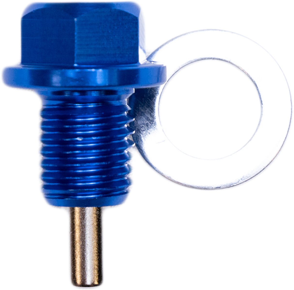 Болт сливной с магнитом-Синий