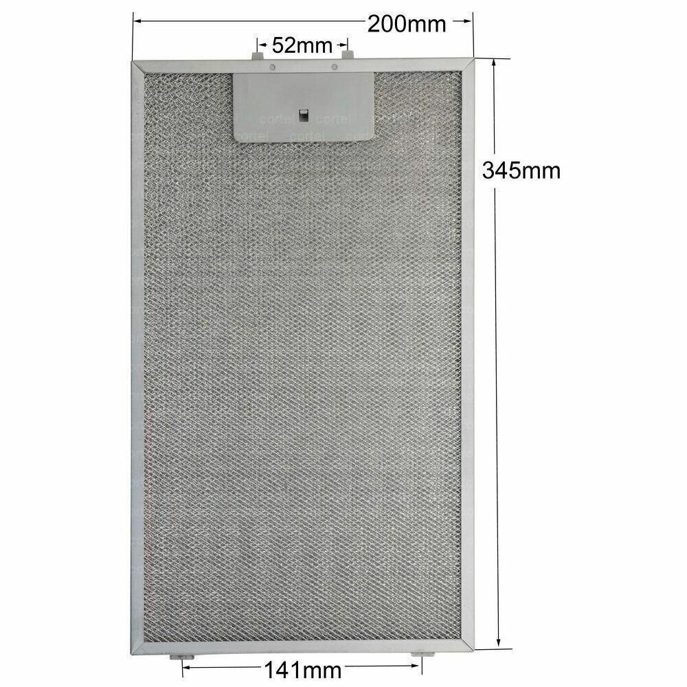 Вытяжной фильтр из алюминиевого сплава, универсальный сетчатый съемный фильтр для удаления пыли