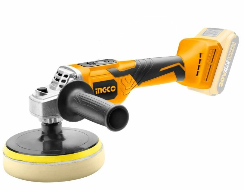 Полировальная машина Ingco APLI2002 Industrial, без зарядного устройства и аккумулятора