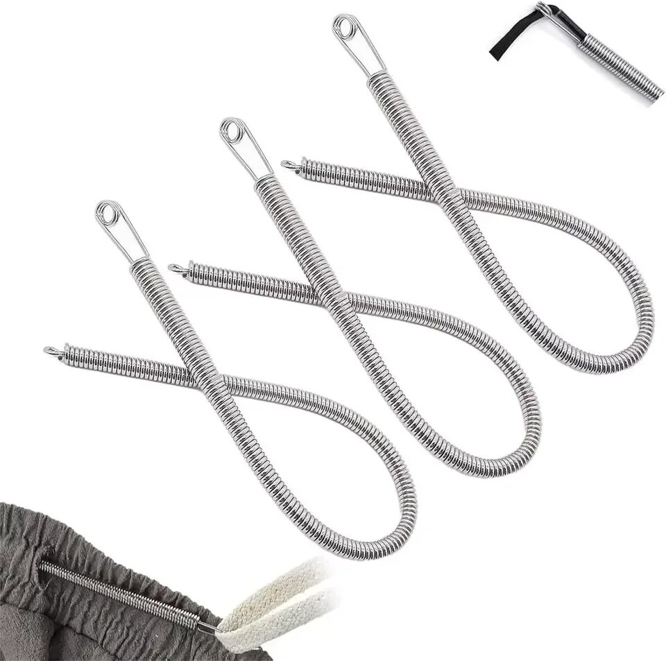 Пружинный нитевдеватель для шнурков 3pcs