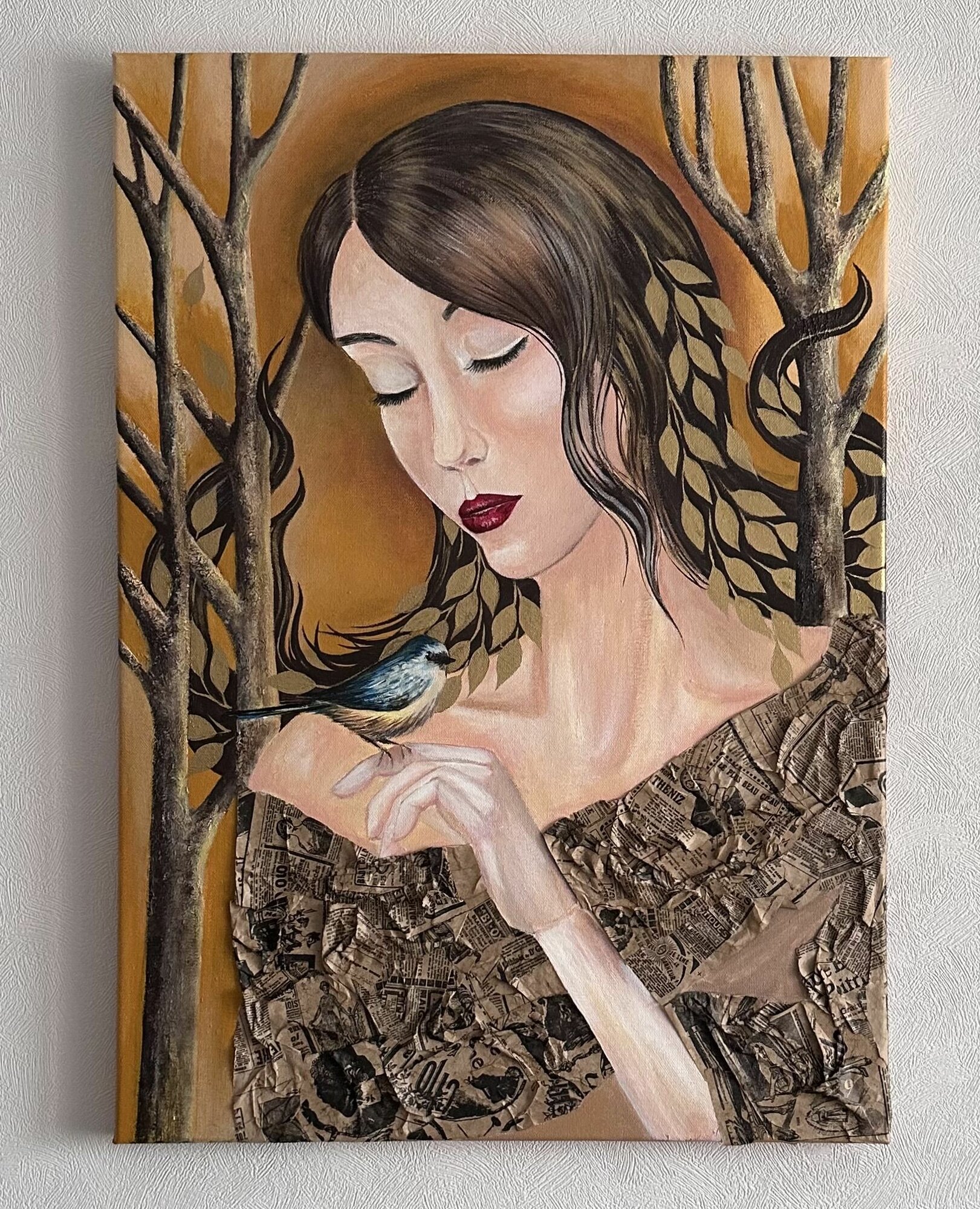 Картина интерьерная 50/70 ручная работа