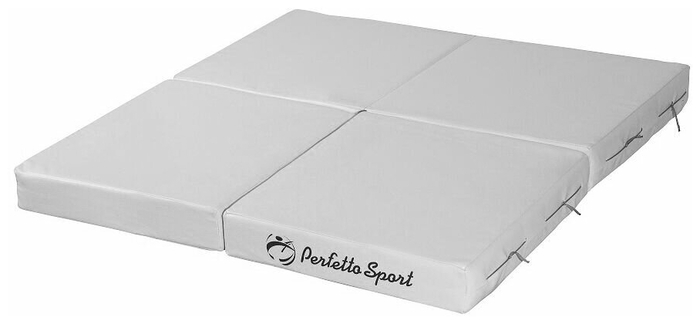 Мат гимнастический Perfetto sport Мат № 11 (100 х 100 х 10) складной 4 сложения " пастель