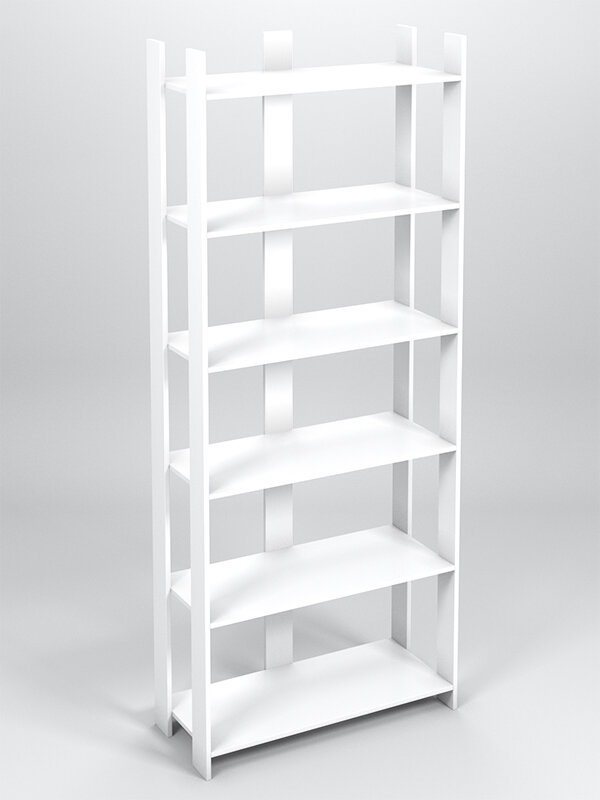 Стойка из ДСП №4 серии "эконом", Белый. Производитель товара - компания Westcom.