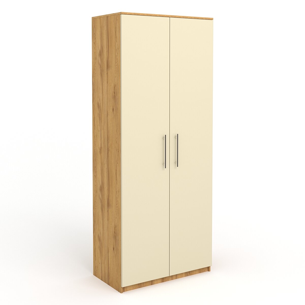 Шкаф распашной "Оззи" №2, Дуб Золотистый и Крем Вайс. Производитель товара - компания Westcom.