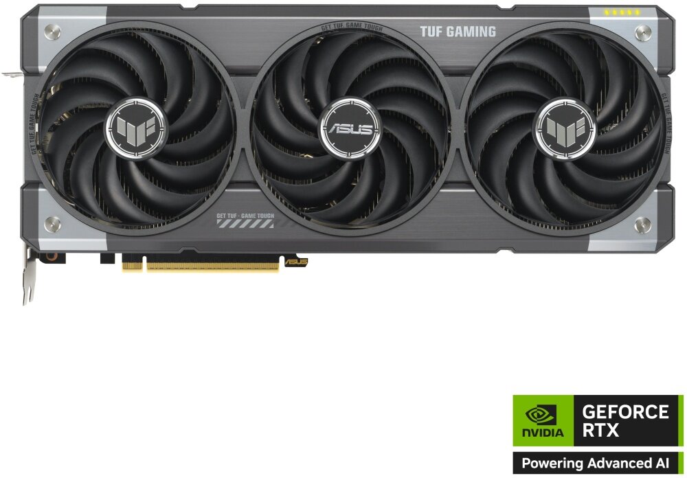 ASUS Видеокарта ASUS GeForce RTX 5070 Ti TUF Gaming OC Edition TUF-RTX5070TI-O16G-GAMING (GeForce RTX 5070 Ti, 16ГБ GDDR7, 2xHDMI, 3xDP) (PCI-E) (ret)