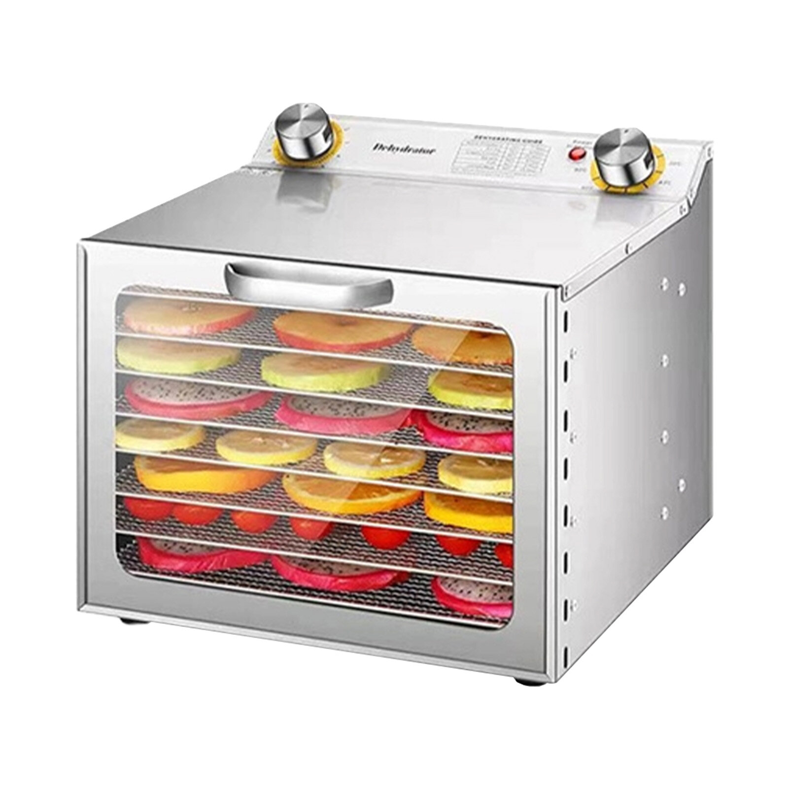 Дегидратор 450Вт, 8 поддонов, таймер 24ч, 30-90