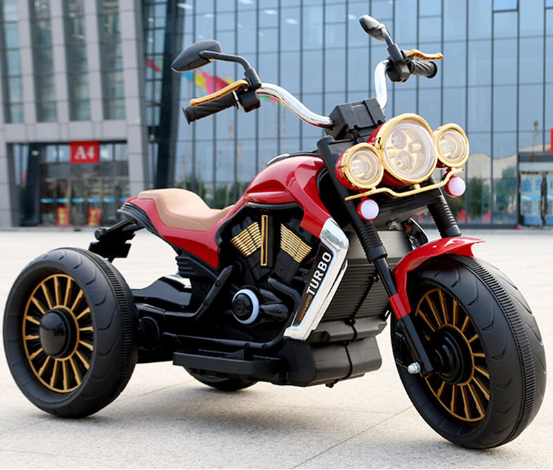 Детский мотоцикл Bedron с бесступенчатой регулировка скорости