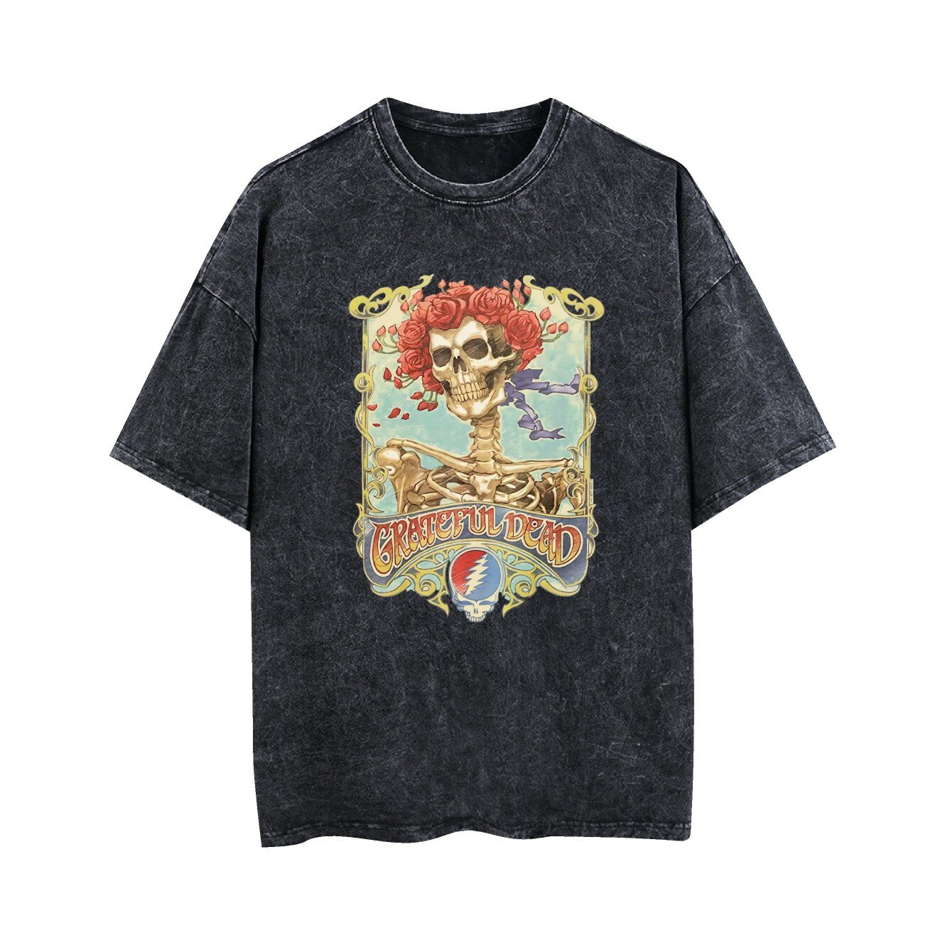 Ретро-футболка Grateful Dead Футболка Big Bertha Pastel Shirt