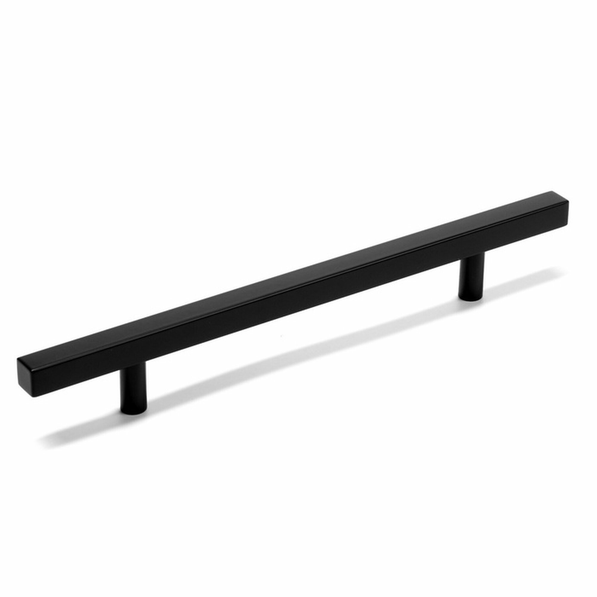 Ручка-рейлинг квадрат CAPPIO, м/о 160 мм, L=250 мм, цвет черный