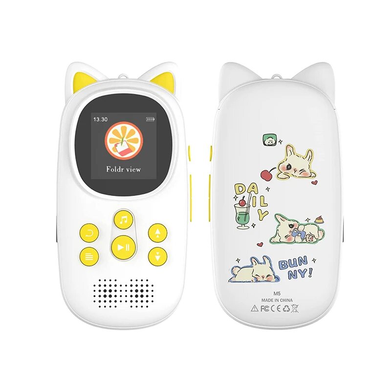 Детский MP3-плеер AEVYVKV 32 ГБ Yellow