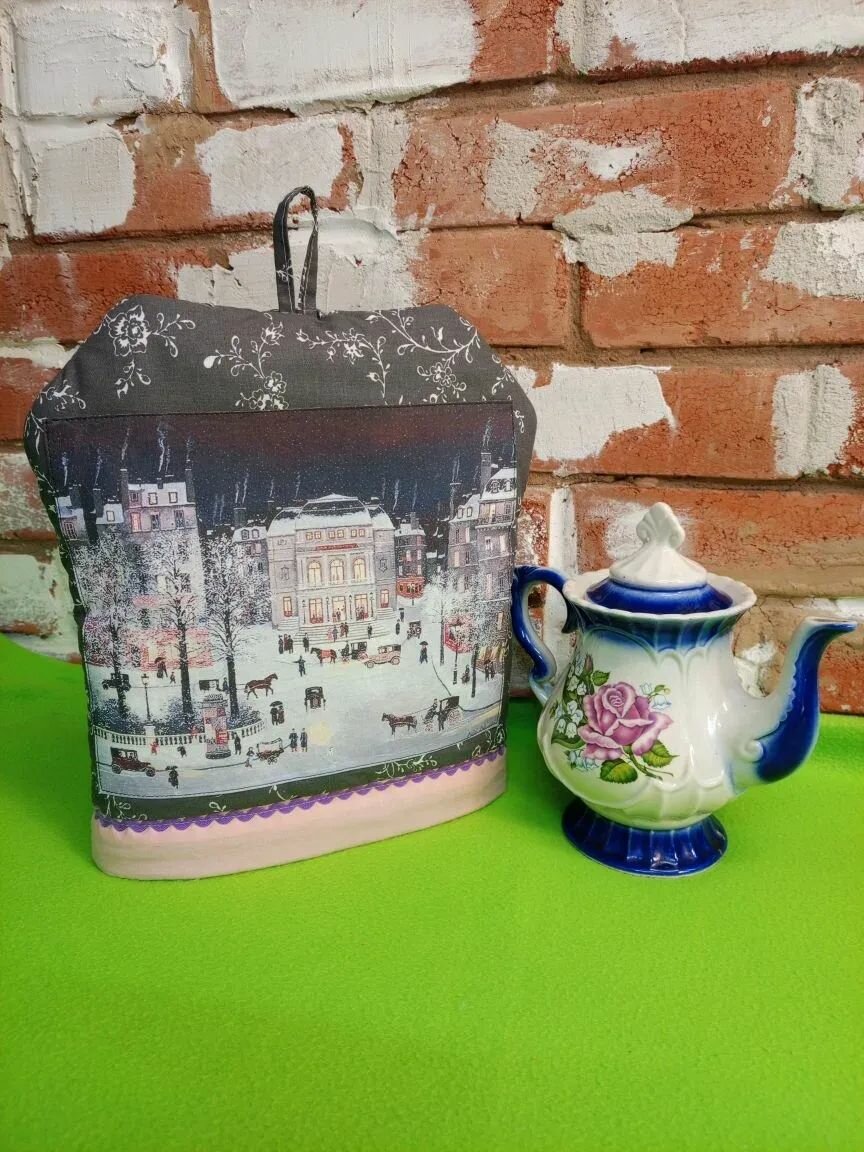 Грелка на чайник хлопок 30x34 см.