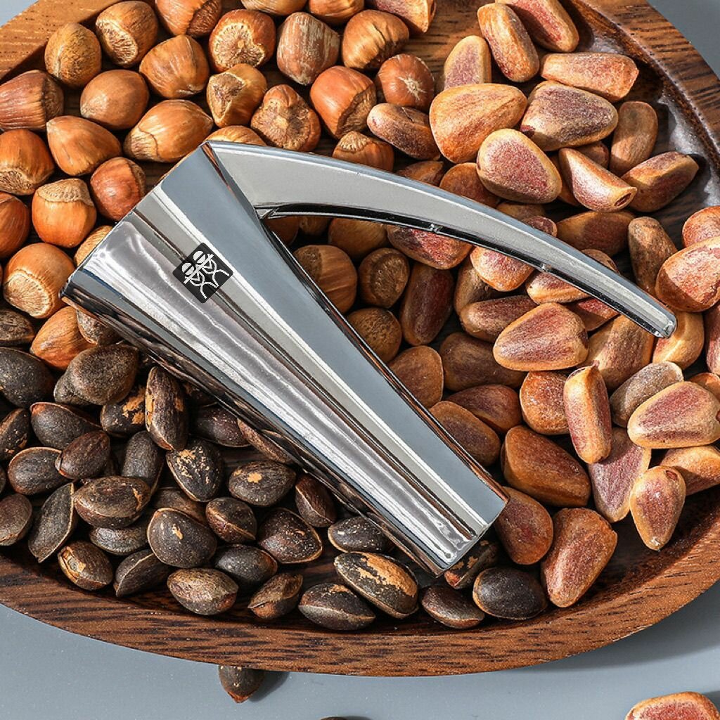 Орешекол для кедровых орехов и фундука, прочный металлический инструмент, немецкий бренд, удобный орехокол