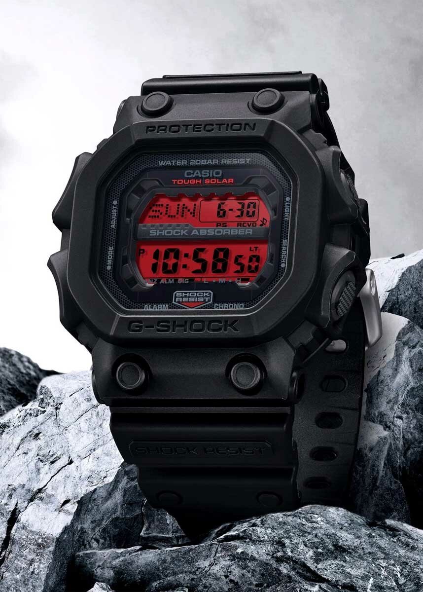 Наручные часы CASIO, черный/красный — фото 1