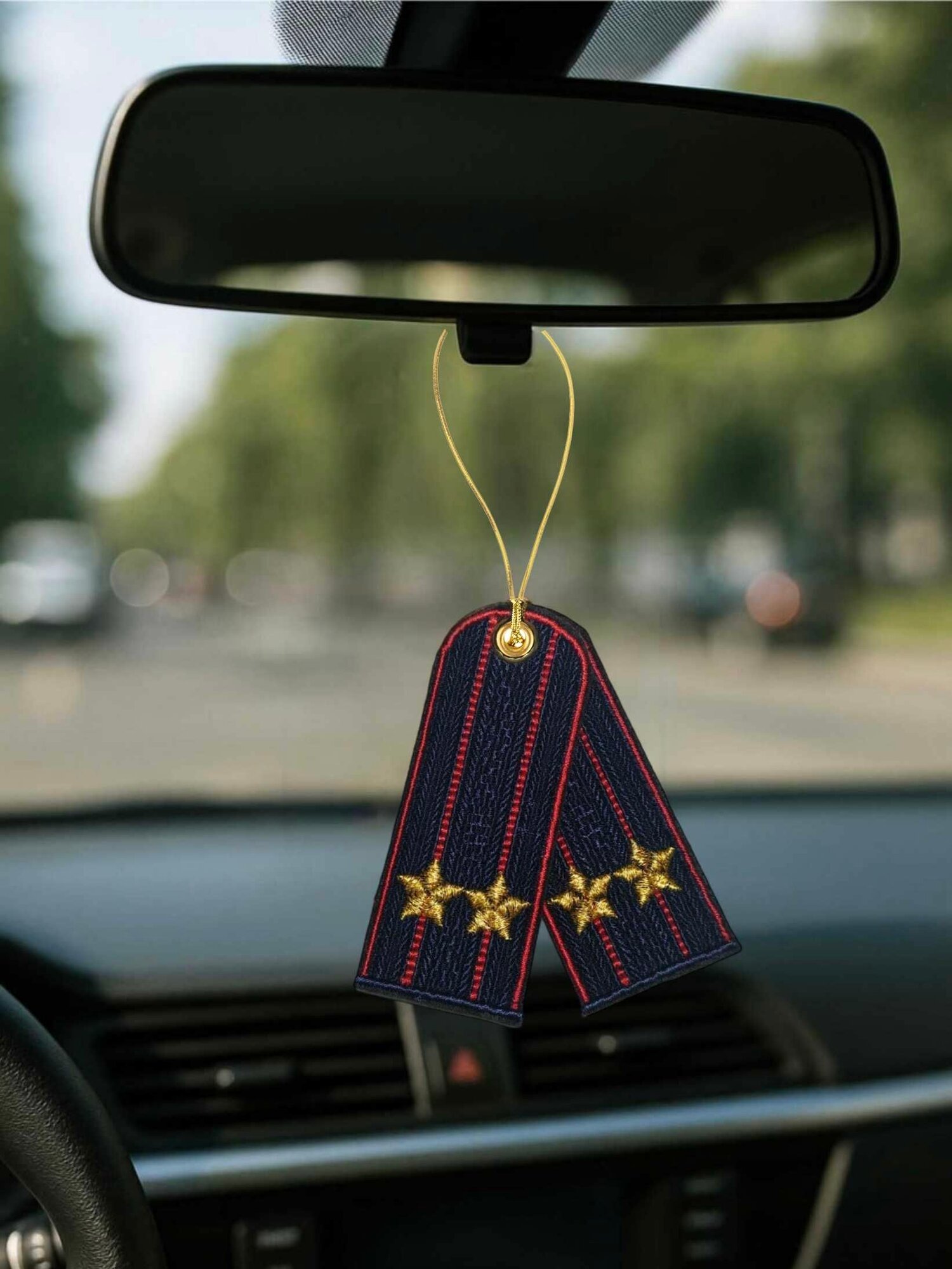 Брелок-погоны вышитый Подполковник Полиции