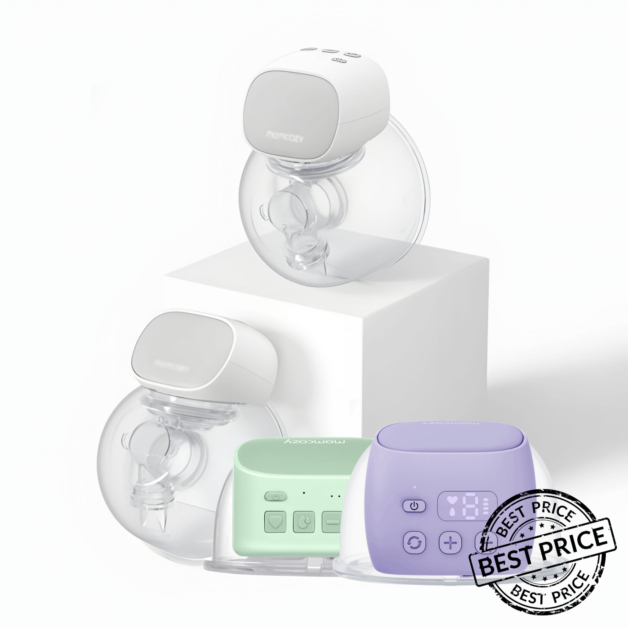 Электрический беспроводной насос для сбора грудного молока Momcozy S9