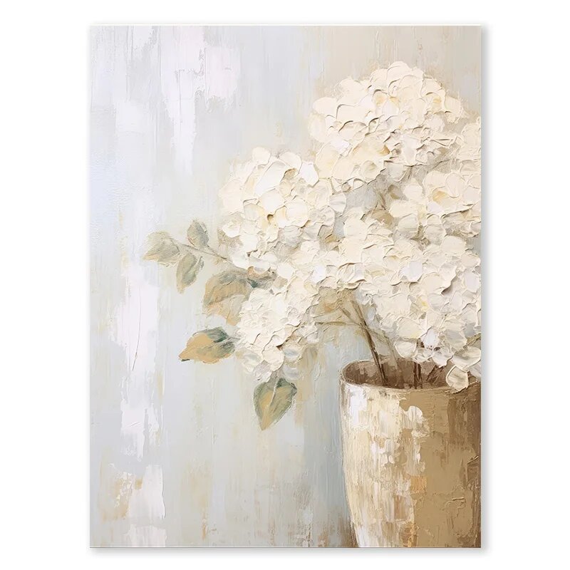 Винтажные весенние пейзажи JUBEER, 30x40cm No Frame, Белый