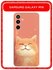 Чехол на Samsung Galaxy M16 / Самсунг Галакси М16 с принтом "Довольный рыжий кот...