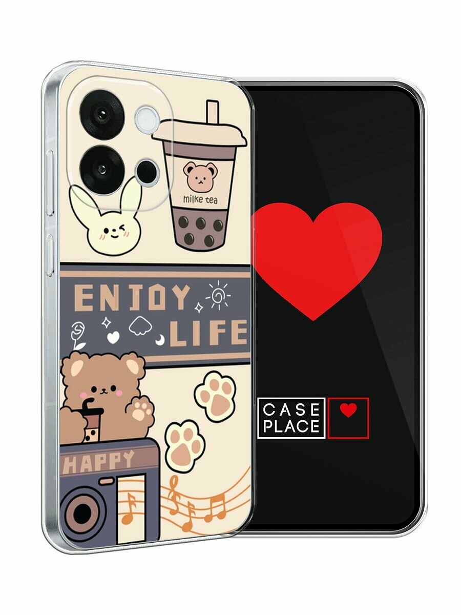 Чехол на OnePlus 13T / Ван Плас 13Т с принтом "Enjoy life 1" — фото 1