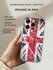 Чехол на Apple iPhone 16 Pro / Айфон 16 Про с принтом "Флаг британский"