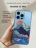 Чехол на Apple iPhone 13 Pro / Айфон 13 Про с принтом "Закат в снежных горах", п...
