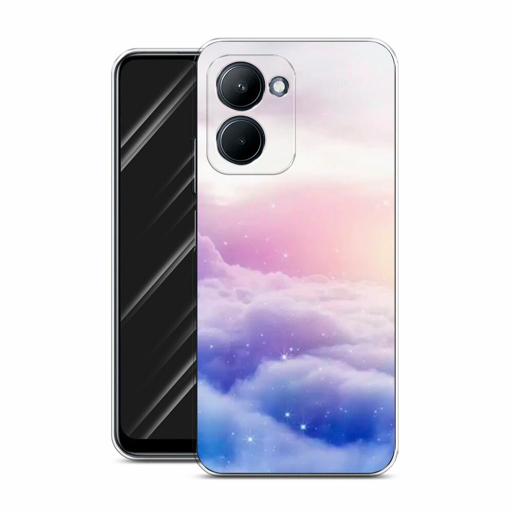 Силиконовый чехол на Realme C33 / Реалми С33 с принтом "Небеса" — фото 1