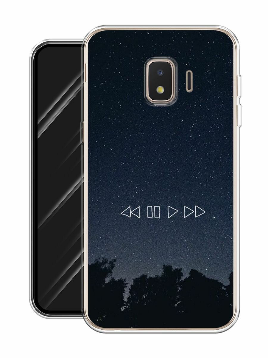 Чехол на Samsung Galaxy J2 Core (2018/2020) / Самсунг Галакси J2 Core (2020) с принтом "Космическая музыка" — фото 1
