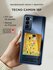 Чехол на Tecno Camon 18P / Техно Камон 18Р с принтом "The kiss", прозрачный