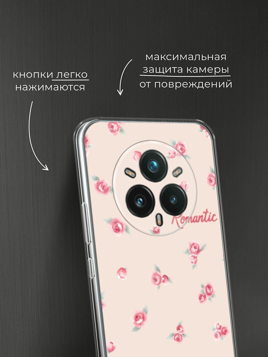 Силиконовый чехол на Realme 14 Pro / Реалми 14 Про с принтом "Romantic" — фото 1