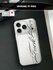 Чехол на Apple iPhone 17 Pro / Айфон 17 Про с принтом "Красивый шрифт", прозрачн...
