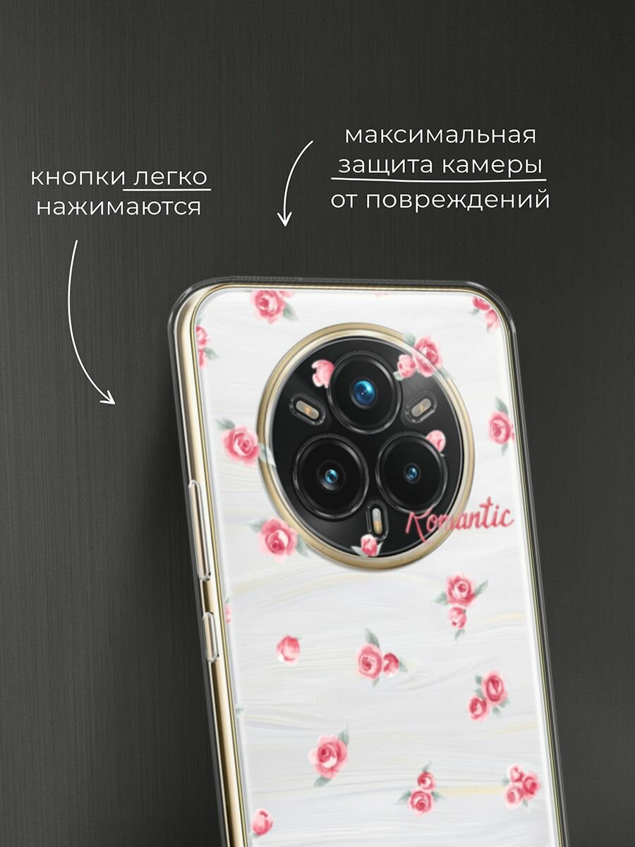 Чехол на Realme 14 Pro+ / Реалми 14 Про+ с принтом "Romantic 3" — фото 1