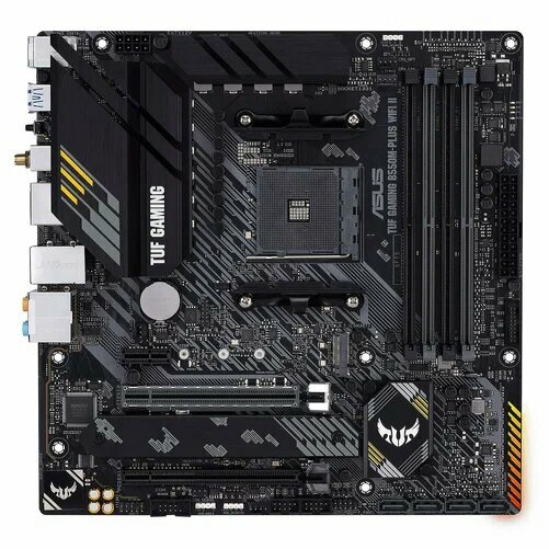 Материнская плата Asus TUF GAMING B550M-PLUS WIFI II Soc-AM4 AMD B550 DDR4 mATX AC`97 8ch(7.1) 2.5Gg