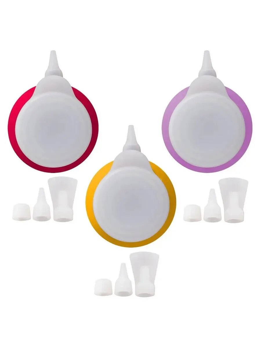 Комплект кондитерских мешков с насадками для украшения