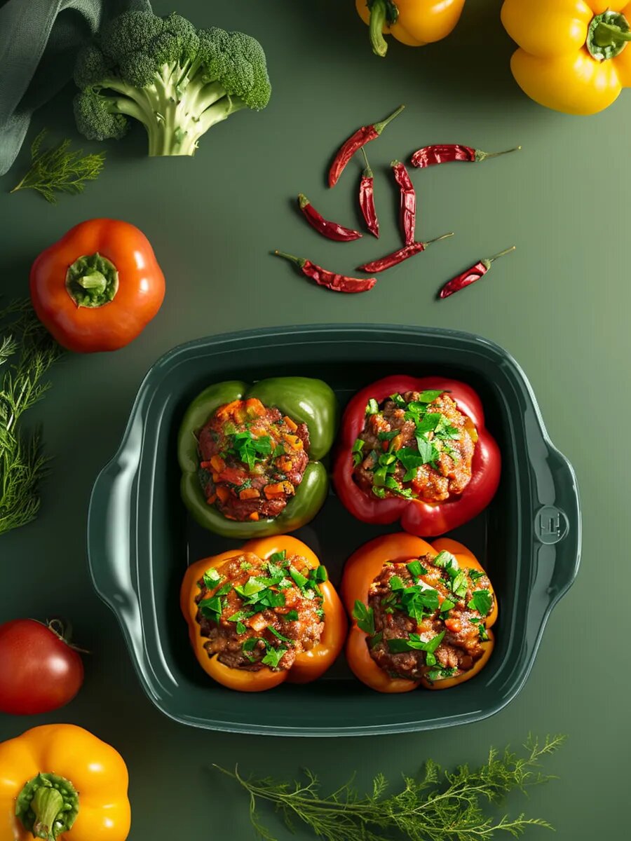 Форма керамическая для запекания квадратная