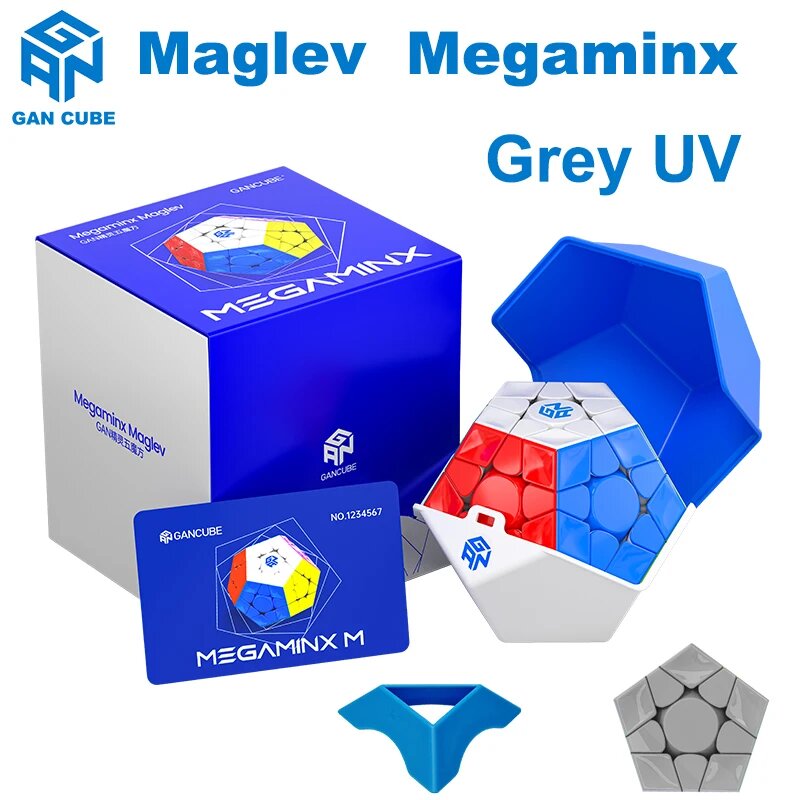 GAN Maglev Megaminx Grey UV