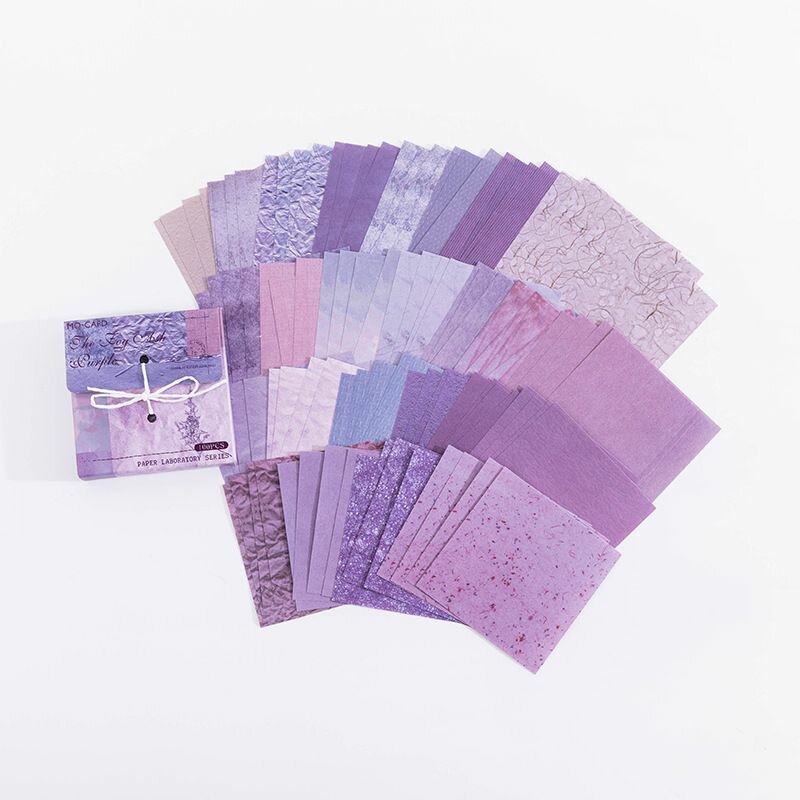 Бумага для скрапбукинга 80x80 мм, 100 листов Retro Creative Lab Series, декоративная DIY бумага для заметок, открыток и альбомов для рукоделия