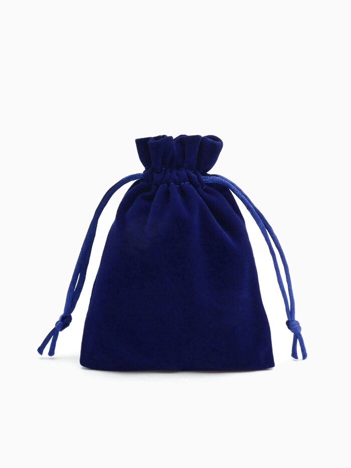 Набор подарочных мешочков «Классика», 50 шт. бархатных, 9×12, синий