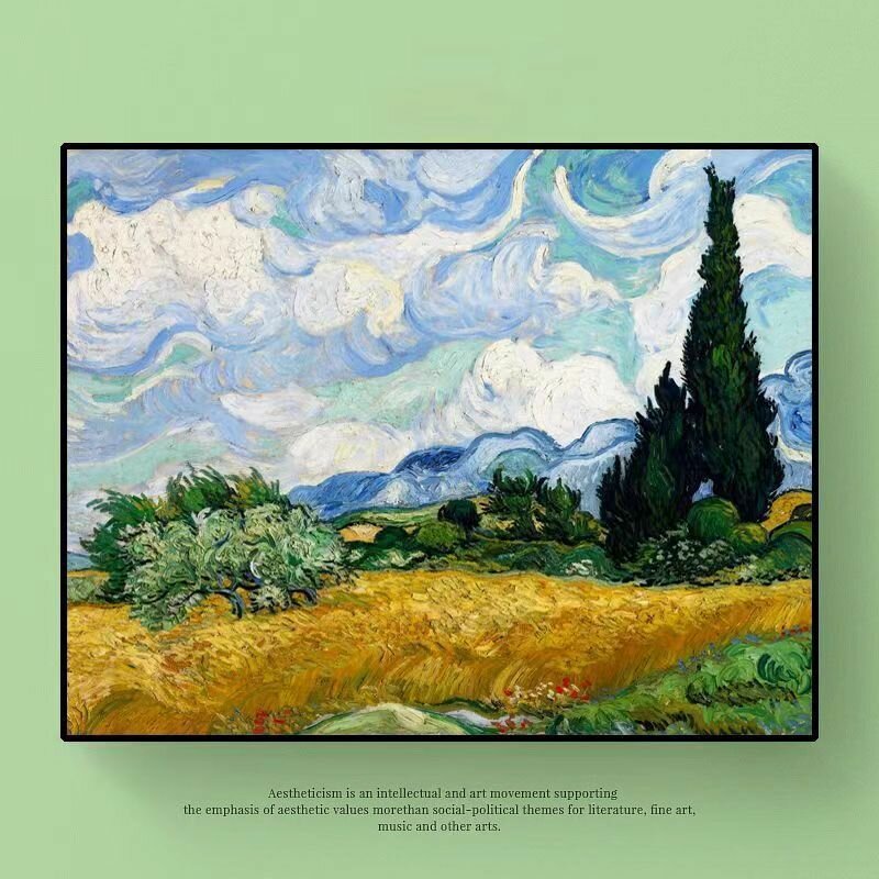 Крышки счетчиков электроэнергии внутренняя электрическая панель, скрытые картины импрессионист , вертикальная секция, бесплатная штамповка,50*40 см