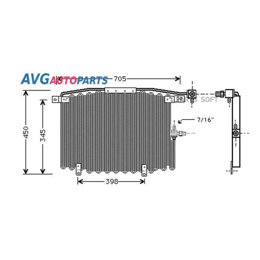 AUDI 100 2.0,2.2,2.3,3.6,2.8I,2.4,2.5D 90-92 P60 от официального дистрибьютора, AVG, артикул AI5115