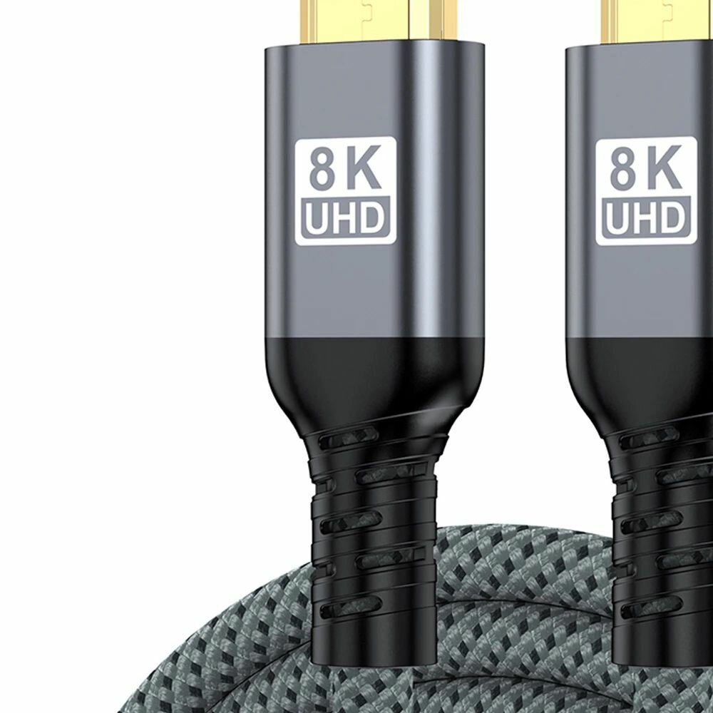 Сертифицированный кабель HDMI 2.1 8K 48 Гбит/с, высокоскоростной нейлоновый шнур для PS4, Xbox, ТВ-приставки, ПК, 1/2/3/5/7/10 метров, 4K 240 Гц, HDR, UHD, Dolby Atmos