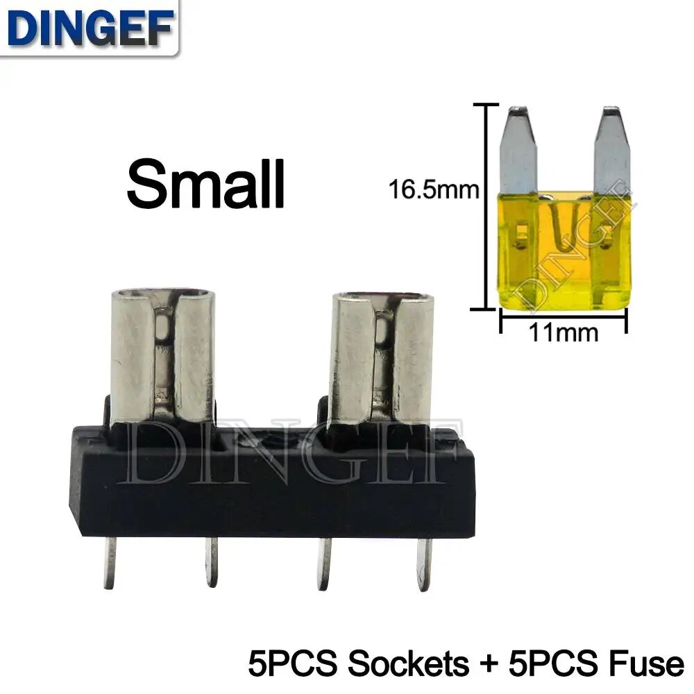 5 шт. Предохранители DNIGEF 20A Small