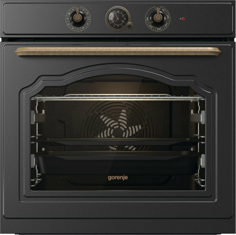 Встраиваемый духовой шкаф GORENJE BO6735CLB, официальная гарантия